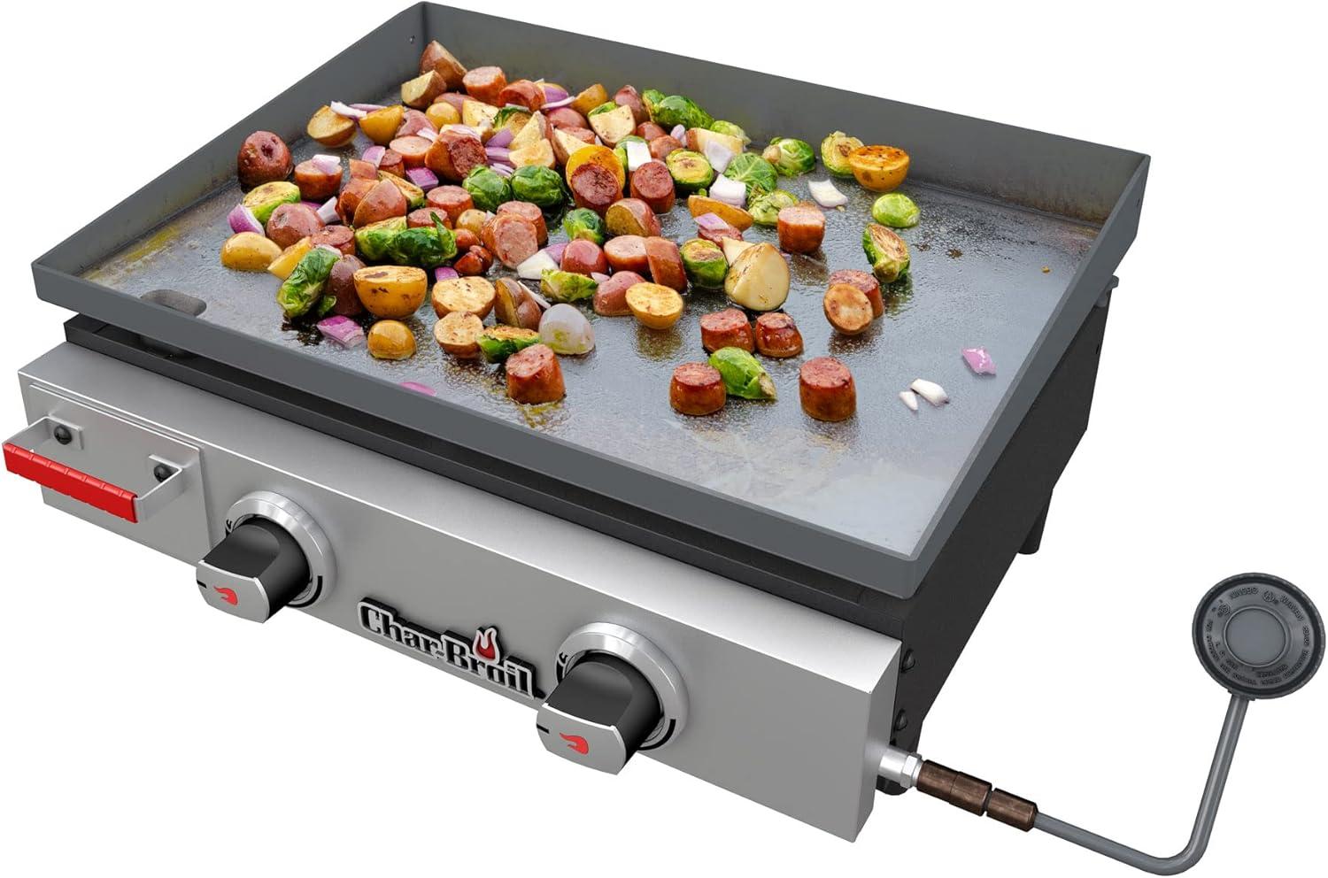 Char-Broil Convective 2-Burner Table Top Propane Gas Griddle ...