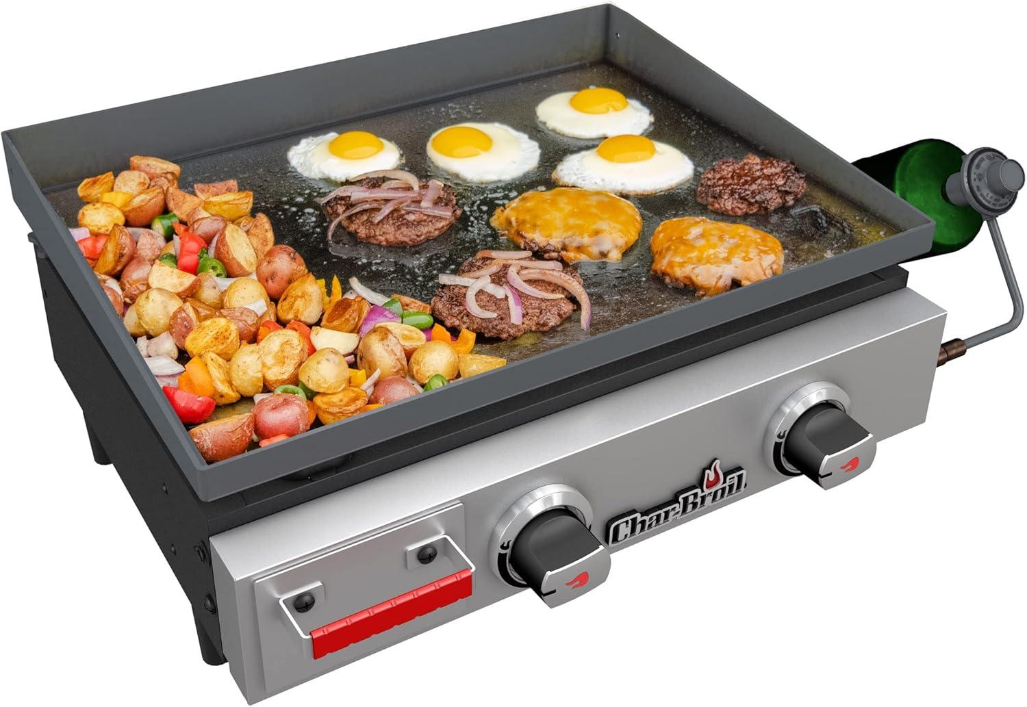 Char-Broil Convective 2-Burner Table Top Propane Gas Griddle ...