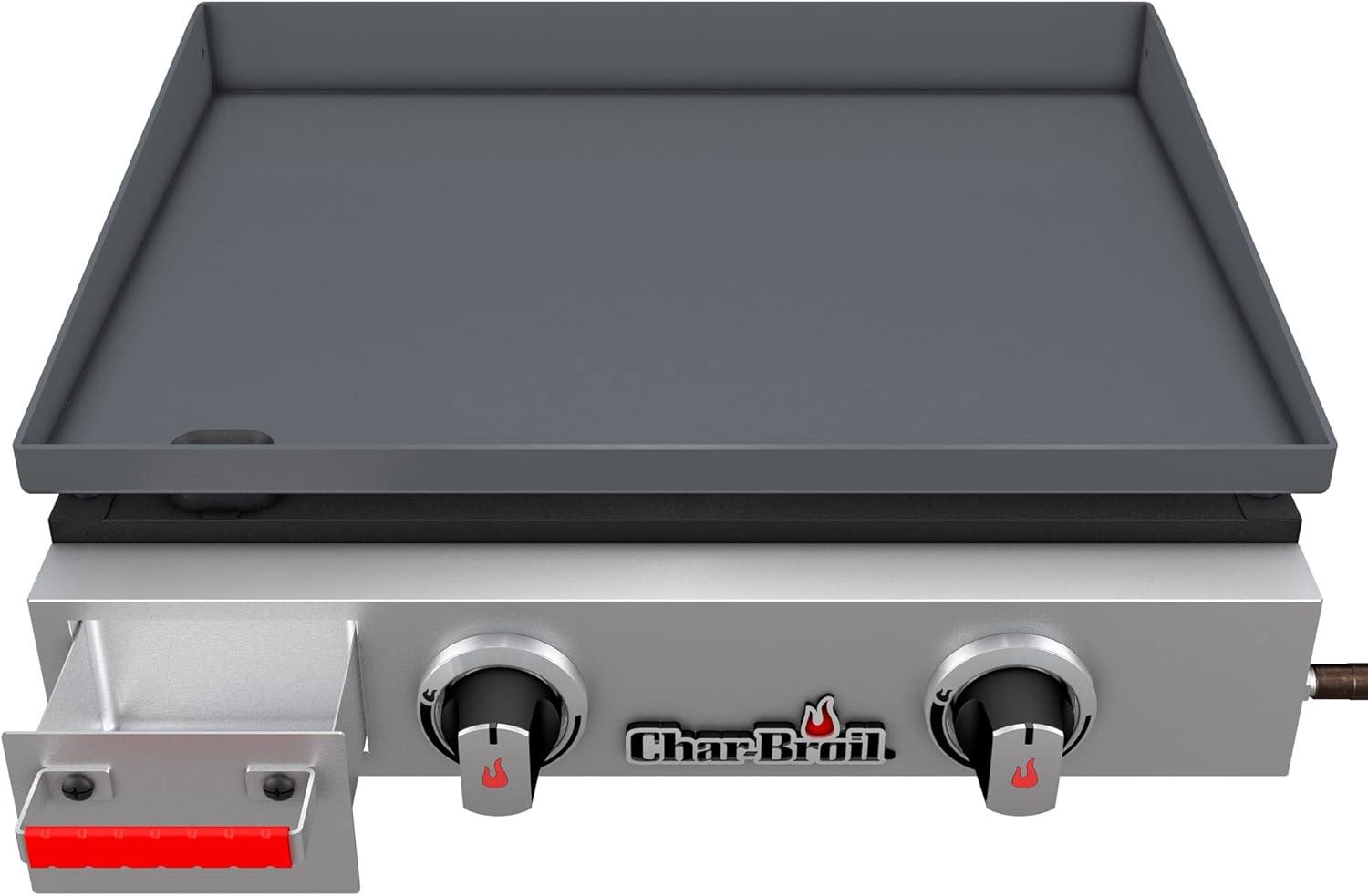 Char-Broil Convective 2-Burner Table Top Propane Gas Griddle ...