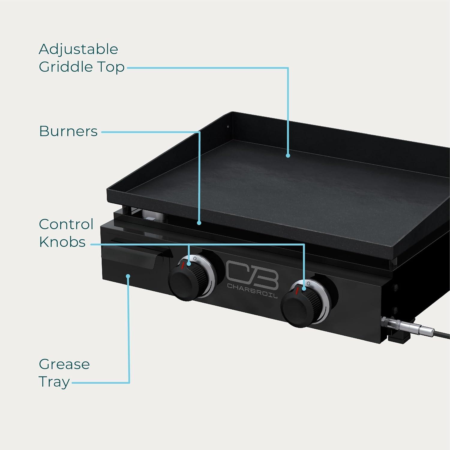 Charbroil® 22″ Performance Series™ Folding Cart 2-Burner Portable ...