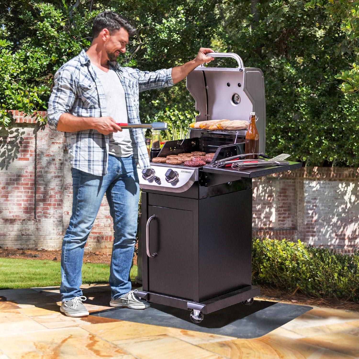 Charbroil Performance Series 2-Burner Gas Grill Cabinet, Stainless ...